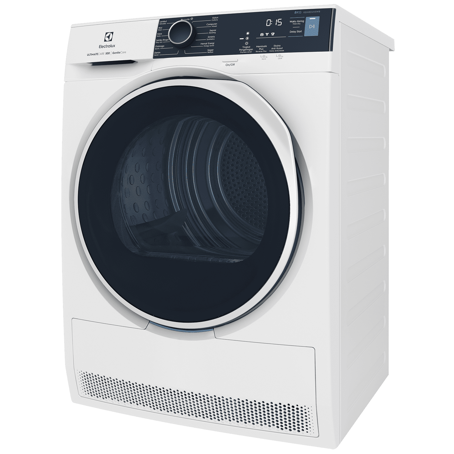 Heat pump dryer UltimateCare 500 8kg - EDH804H5WB | Electrolux Indonesia