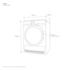 Heat pump dryer UltimateCare 500 8kg - EDH804H5WB | Electrolux Indonesia