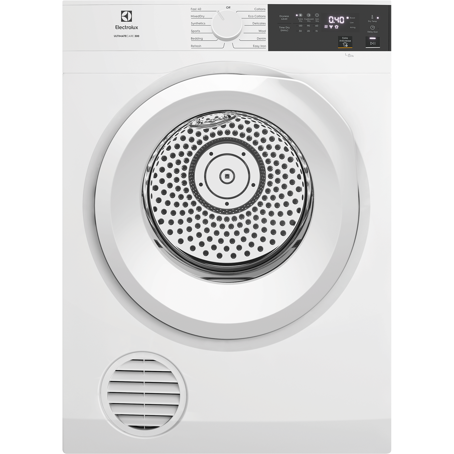 9kg UltimateCare 300 venting dryer - EDV904H3WC | Electrolux Indonesia