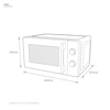 23L freestanding combi microwave oven - EMG23K22B | Electrolux Indonesia