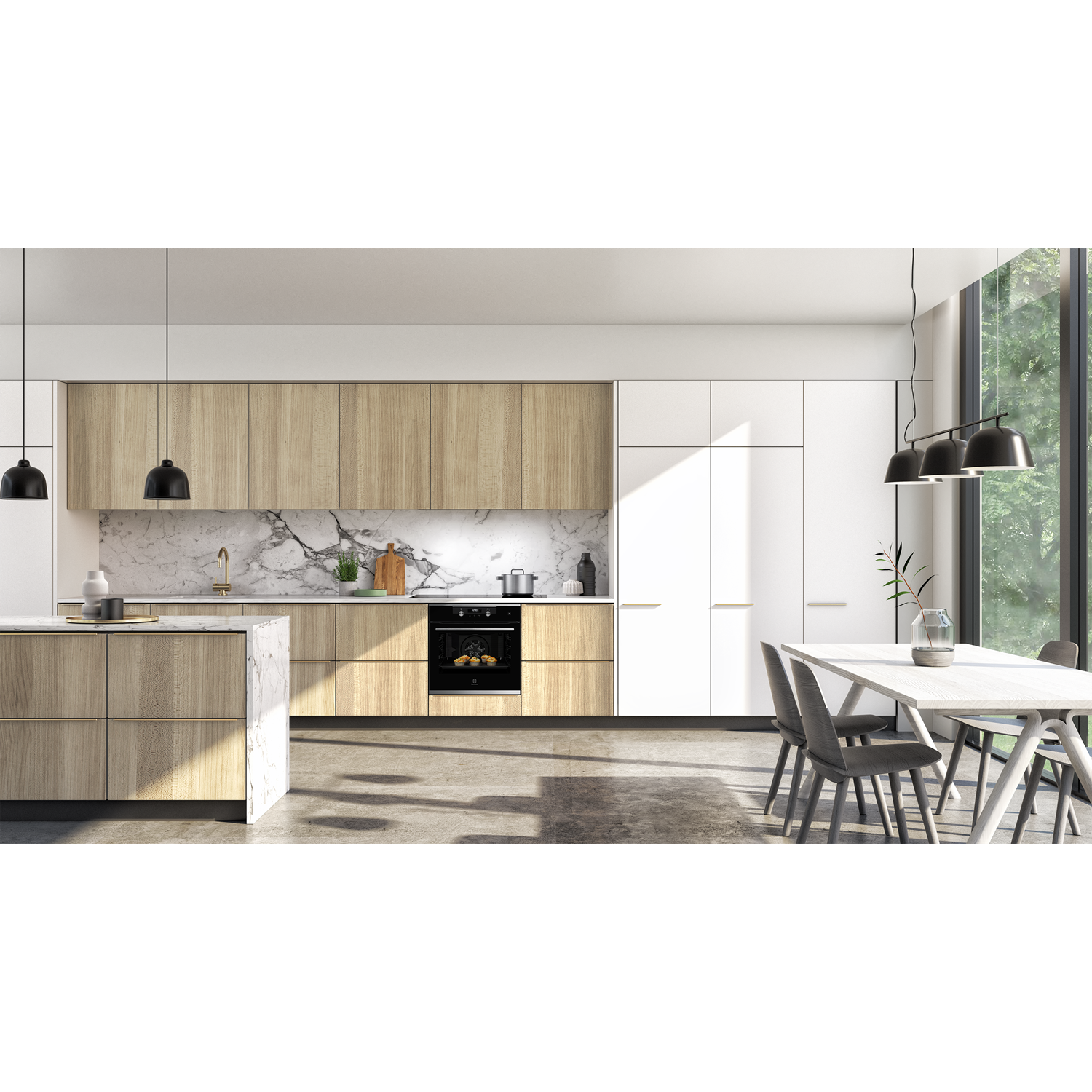 60cm built-in electric oven with 72L capacity - KODDP71XA | Electrolux ...