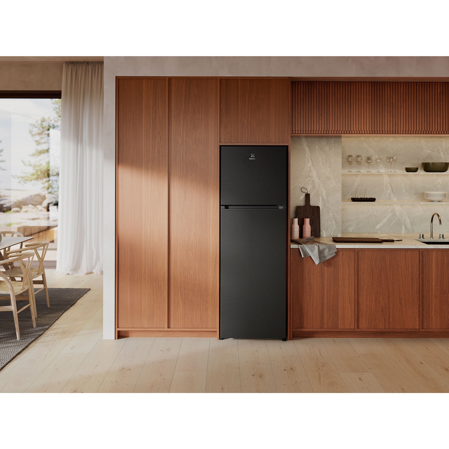 Kulkas 2 Pintu Top Freezer 341L - ETM3400L-B