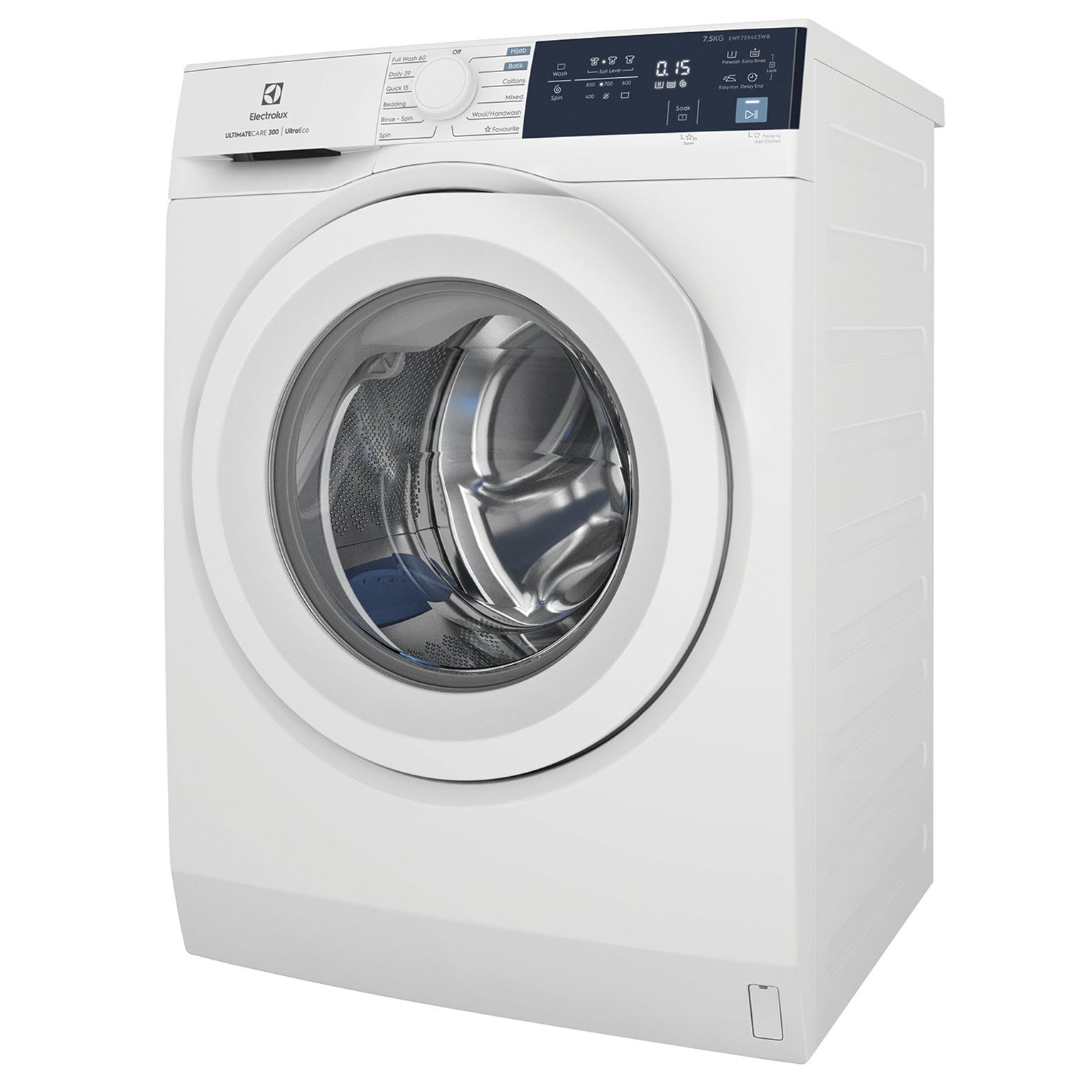 7.5kg 850 rpm front load washing machine - EWF7554E3WB